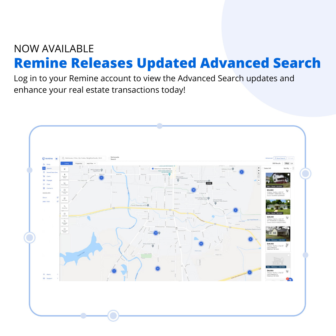Remine Releases Advanced Search Update! | GAAR Blog | Greater ...